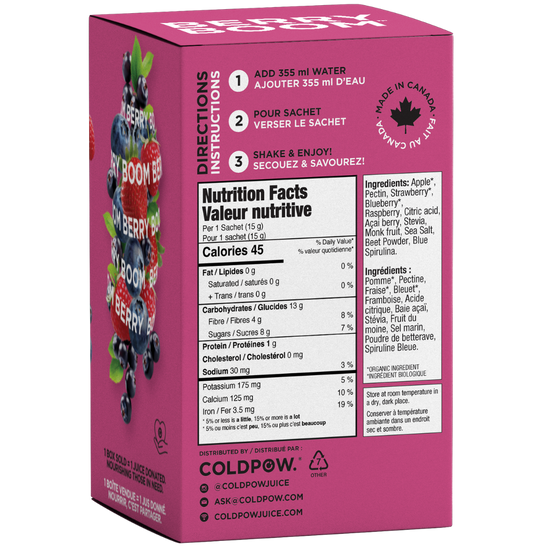BERRY BOOM Powdered Juice | COLDPOW®
